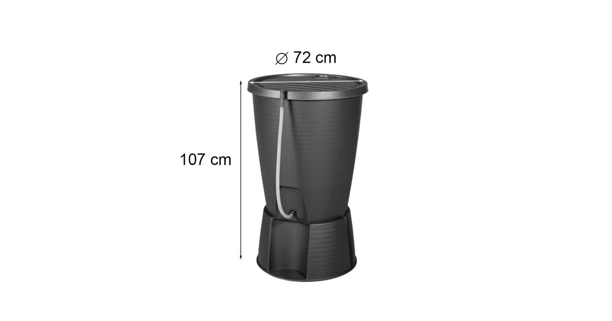 ALLIBERT INDIGO WATER BUTT CONTAINER DE PLASTIC PENTRU APĂ DE PLOAIE ...