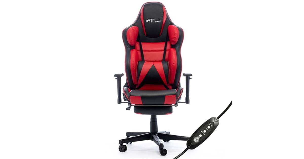 ByteZone HULK masszázs gaming szék - fekete-piros | Pepita.hu
