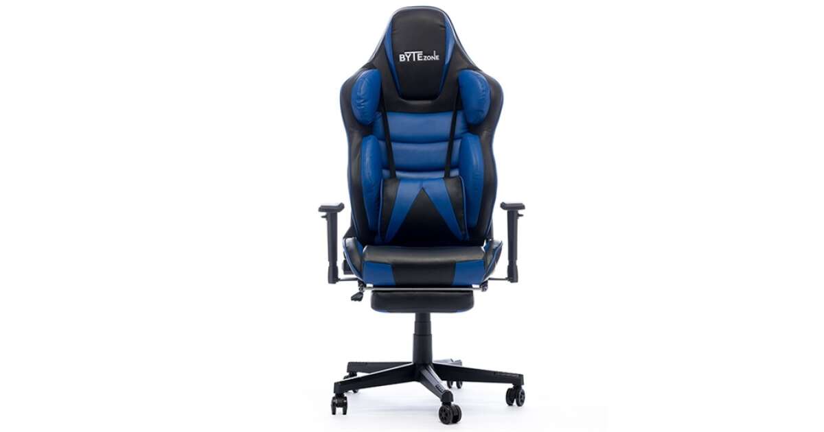 ByteZone HULK masszázs gaming szék - fekete-kék | Pepita.hu