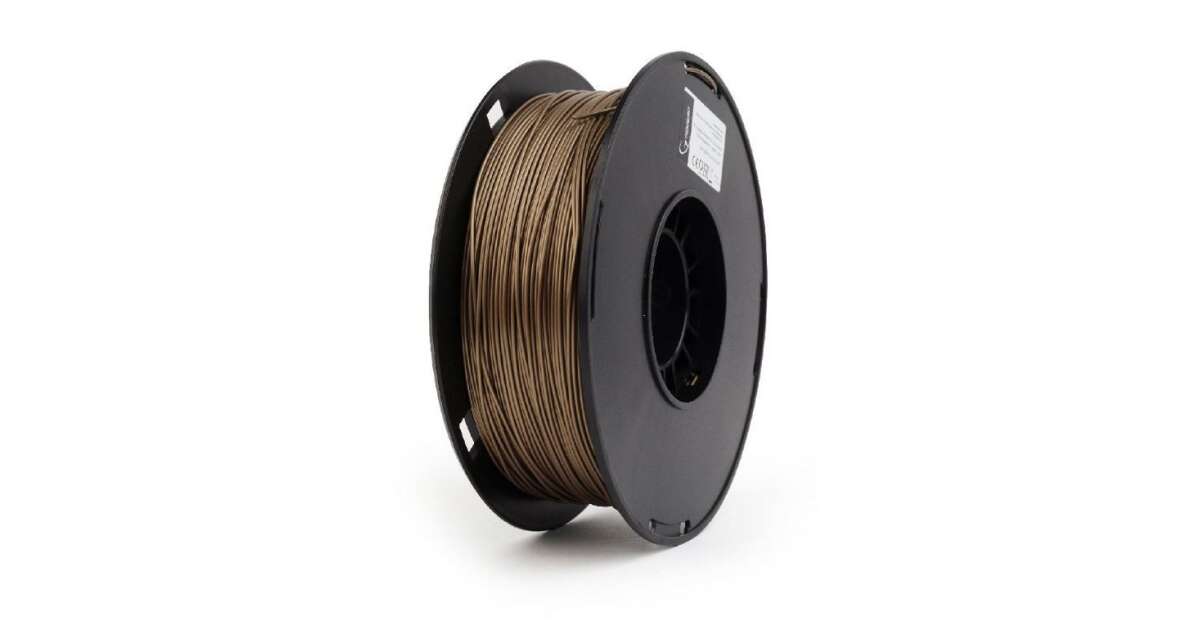 Gembird PLA filament 1.75mm, 1kg Brass - sárgaréz színű (3DP-PLA1.75-02 ...