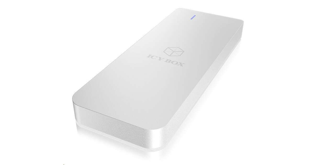 RaidSonic ICY BOX IB-188M2 külső M.2 SATA SSD ház ezüst | Pepita.hu