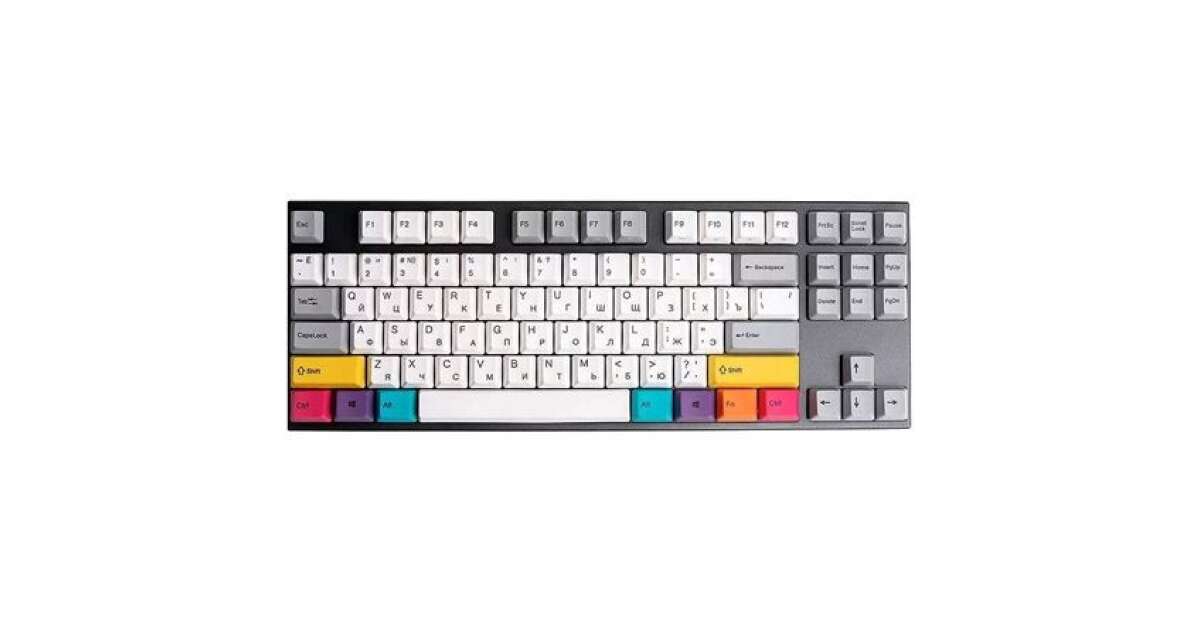 Varmilo MA88M Vintage Days+ CMYK V2 EC Ivy V2 White LED billentyűzet ...