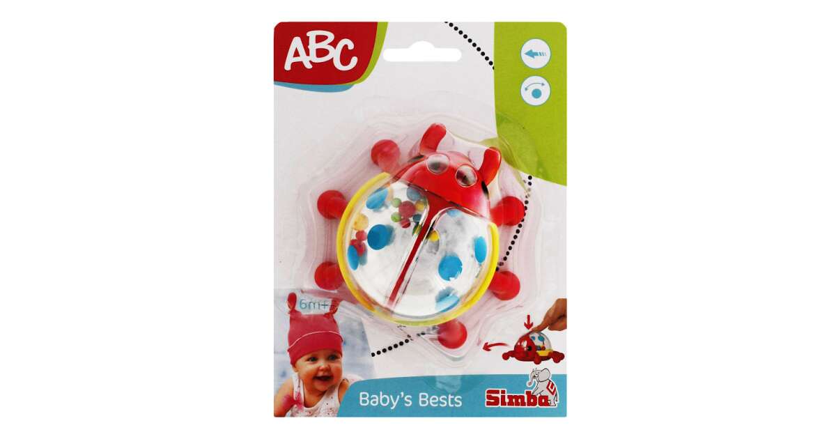 Simba ABC ugráló katicabogár baba játék – 10 cm | Pepita.hu