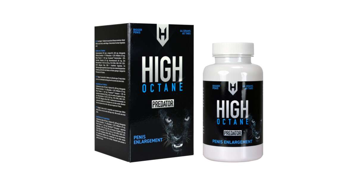 High Octane - Predator potencia növelő tabletta, 60db | Pepita.hu
