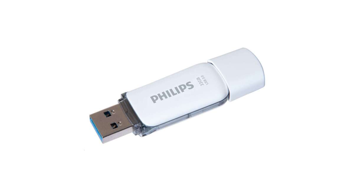 Pendrive USB 3.0 32Gb. Snow Edition Philips fehér-szürke | Pepita.hu