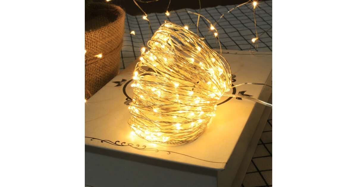 LED fényfüzér, fénydekoráció, USB-s | Pepita.hu