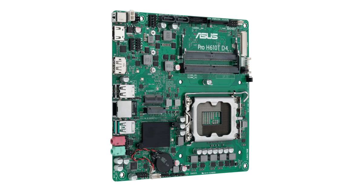 Asus Pro H610t D4 Csm Intel H610 Lga 1700 Mini Itx Pepita Hu