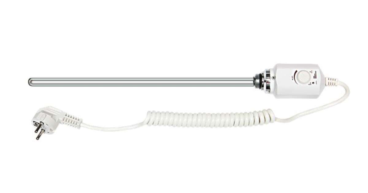 AREZZO design Fűtőpatron törölközőszárító radiátorhoz termosztátos ...