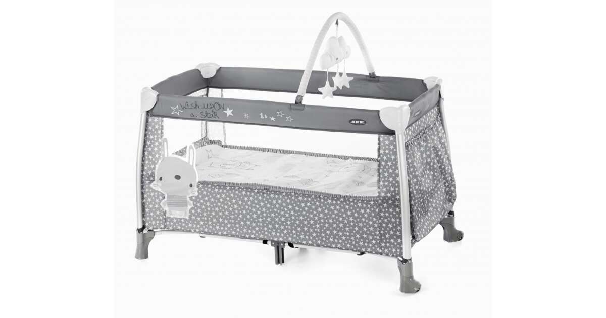 Jané Duo Level Alu multifunkciós utazóágy - star | Pepita.hu