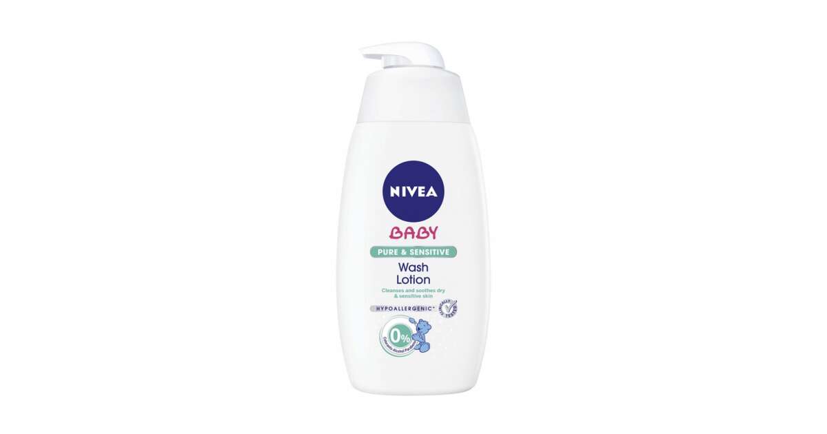 Nivea Baby Pure&Sensitive babafürdető (500 ml) | Pepita.hu