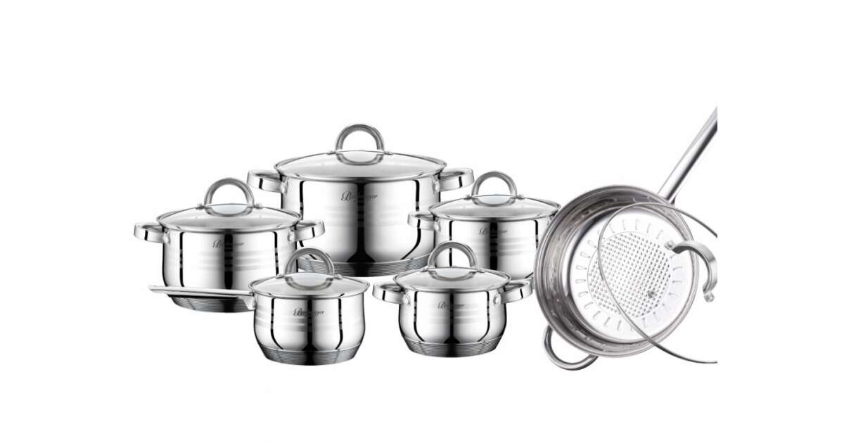 Bachmayer Solingen 12 részes edénykészlet BM-1200 | Pepita.hu
