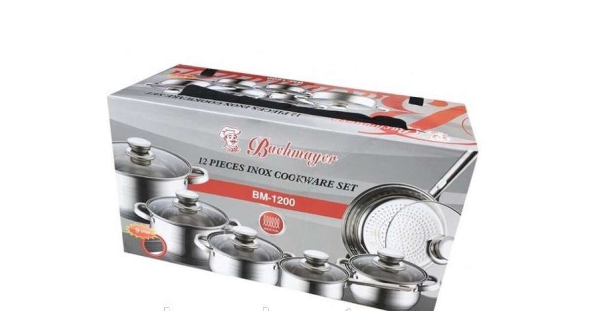 Bachmayer Solingen 12 részes edénykészlet BM-1200 | Pepita.hu