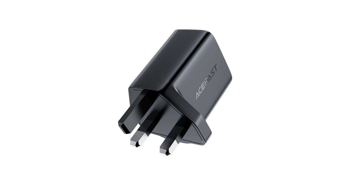 Acefast wall charger (UK plug) USB Type C 20W, PPS, PD, QC 3.0, AFC ...