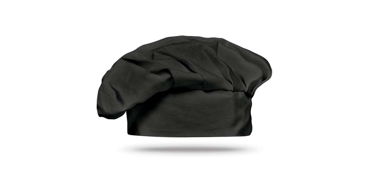 Szakács sapka séf sapka fekete | Pepita.hu