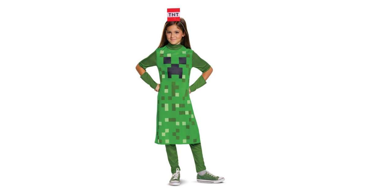 Minecraft Creeper girl jelmez 7-8 év | Pepita.hu