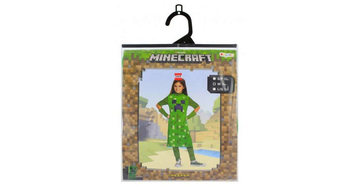 Minecraft Creeper girl jelmez 7-8 év | Pepita.hu