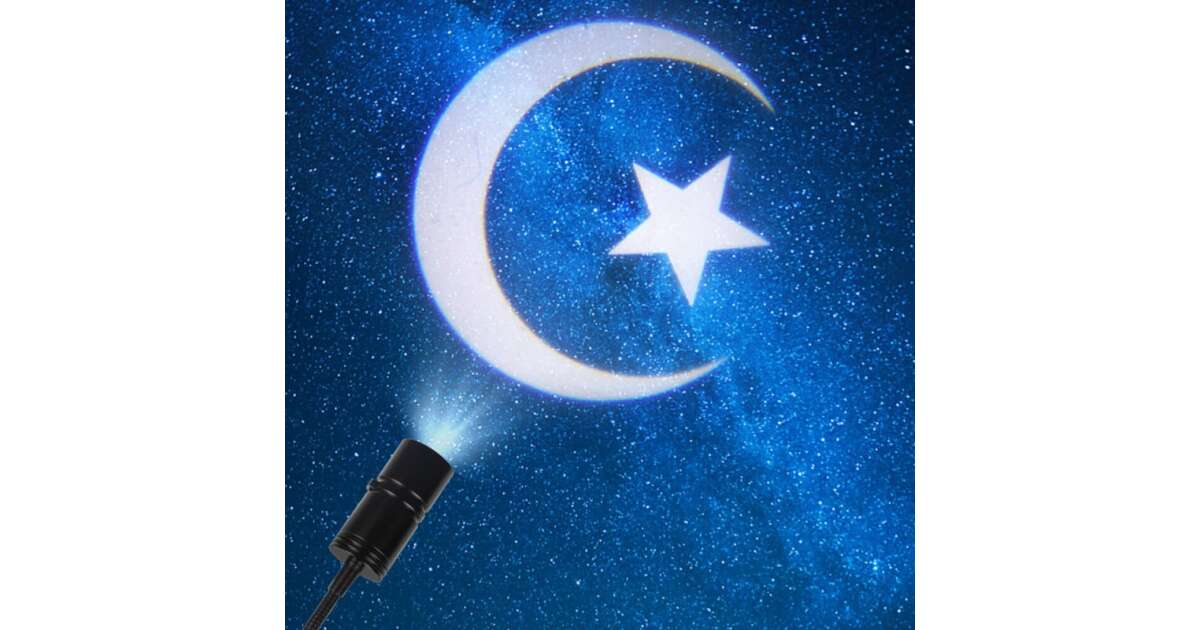 Égitest LED projektor, éjszakai dekor kivetítő (Föld, Hold, Hold és ...