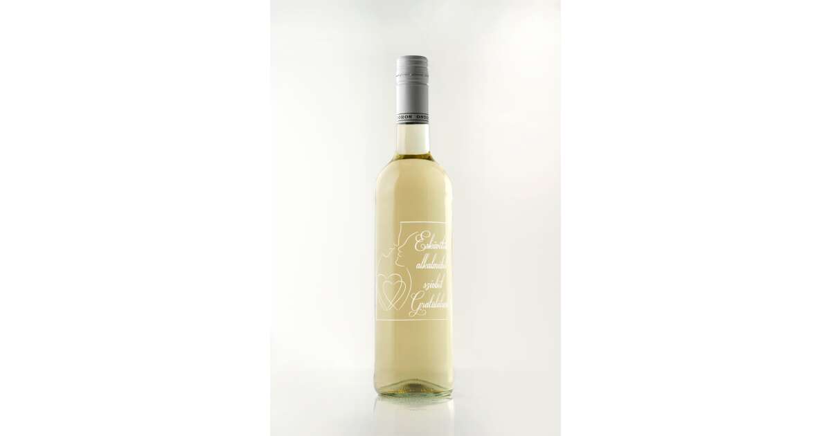 Gravírozott Bor Esküvőre Fehér Ostorosbor Száraz 2021 0,7l | Pepita.hu