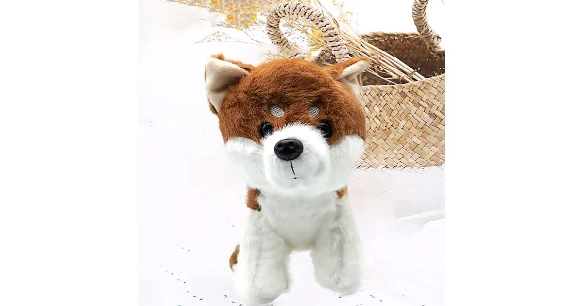 Plüss Husky - barna | Pepita.hu