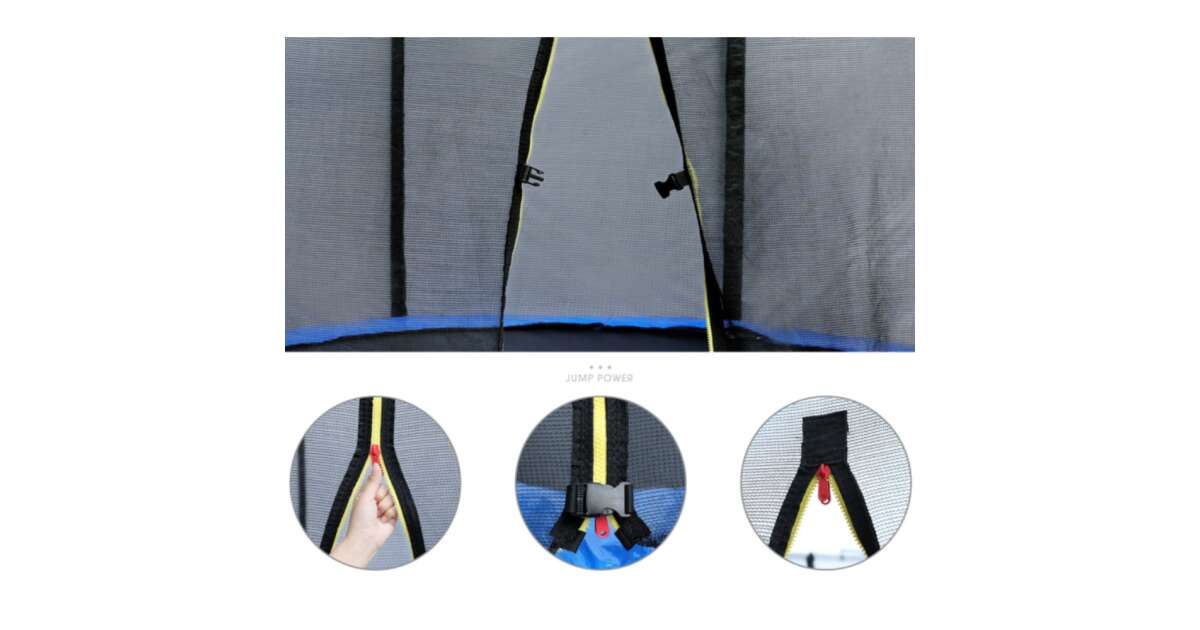 Trambulin külső hálóval - 244 cm | Pepita.hu