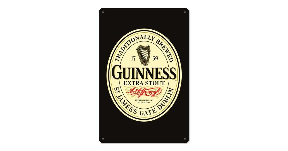 RETRO Guinness – Label – Fémtábla | Pepita.hu