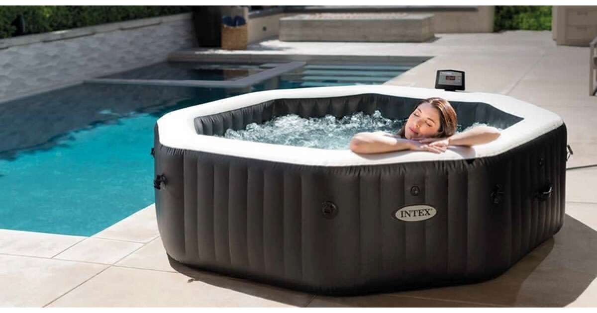 Intex PureSPA Jet & Bubble 6 személyes felfújható Jakuzzi sóbontó ...