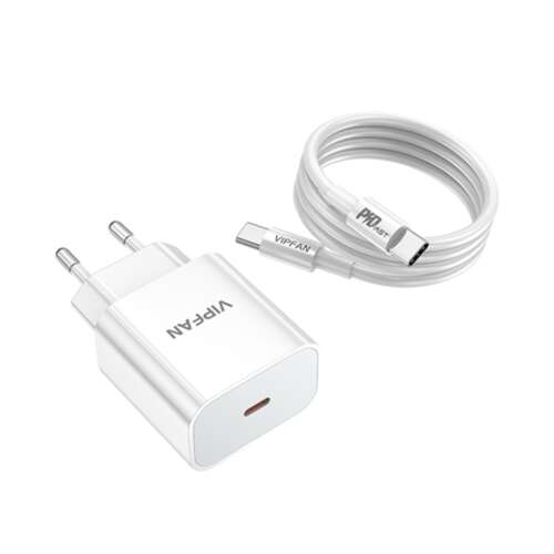 Vipfan E4s Type C Usb C Hálózati Töltőfej Type C Type C Kábel