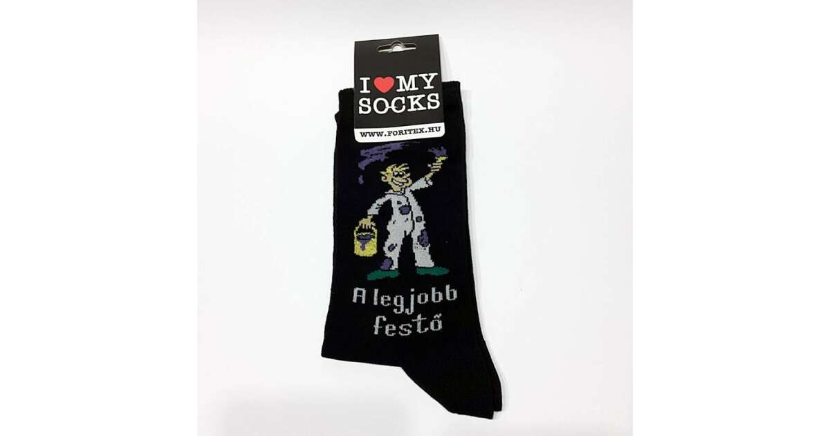 I ♥ My Socks - Festő Zokni - Férfi - 41-45 | Pepita.hu