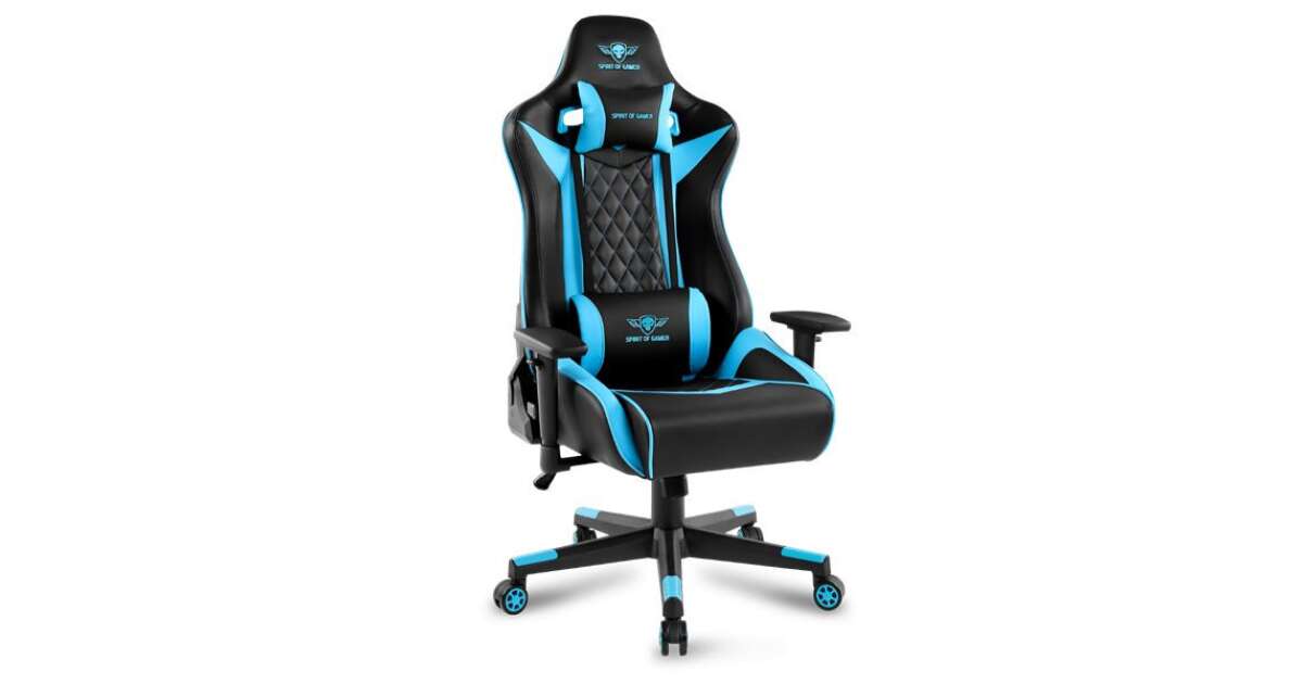 Spirit Of Gamer Crusader Gaming Chair Black/Blue | Pepita.hu