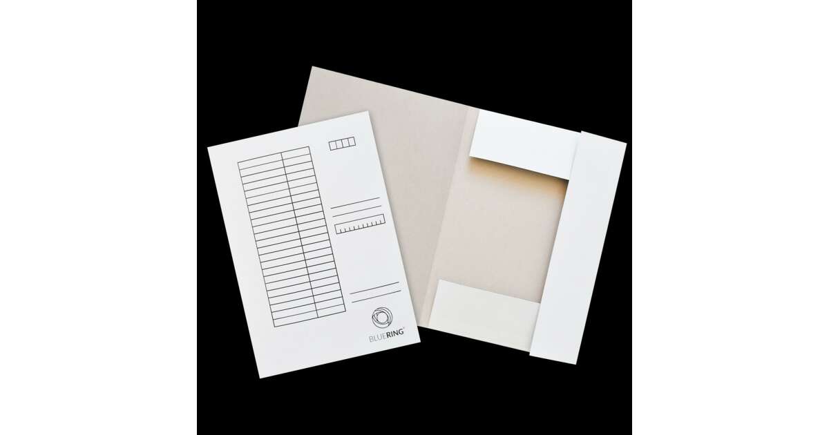 Mappe mit Stapel A4 Format 230g weiß | Pepita.com