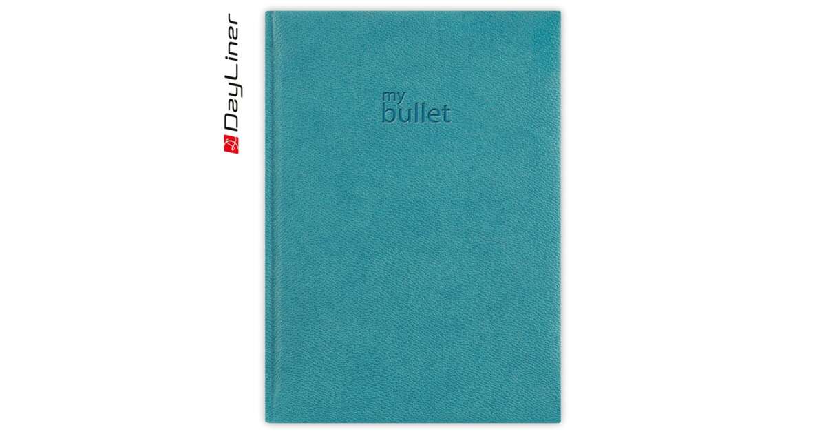 Notesz Napoli A5 fehér lapokkal bullet Türkiz Dayliner | Pepita.hu