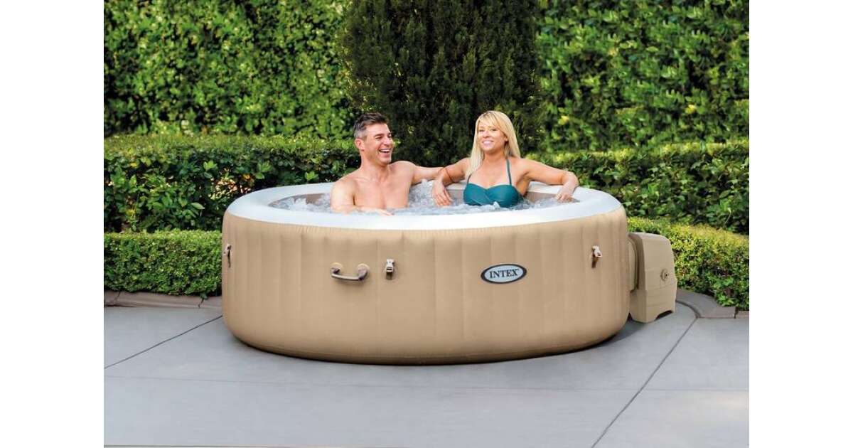 Intex PureSPA Bubble Massage 4 személyes felfújható Jakuzzi 196x71cm ...