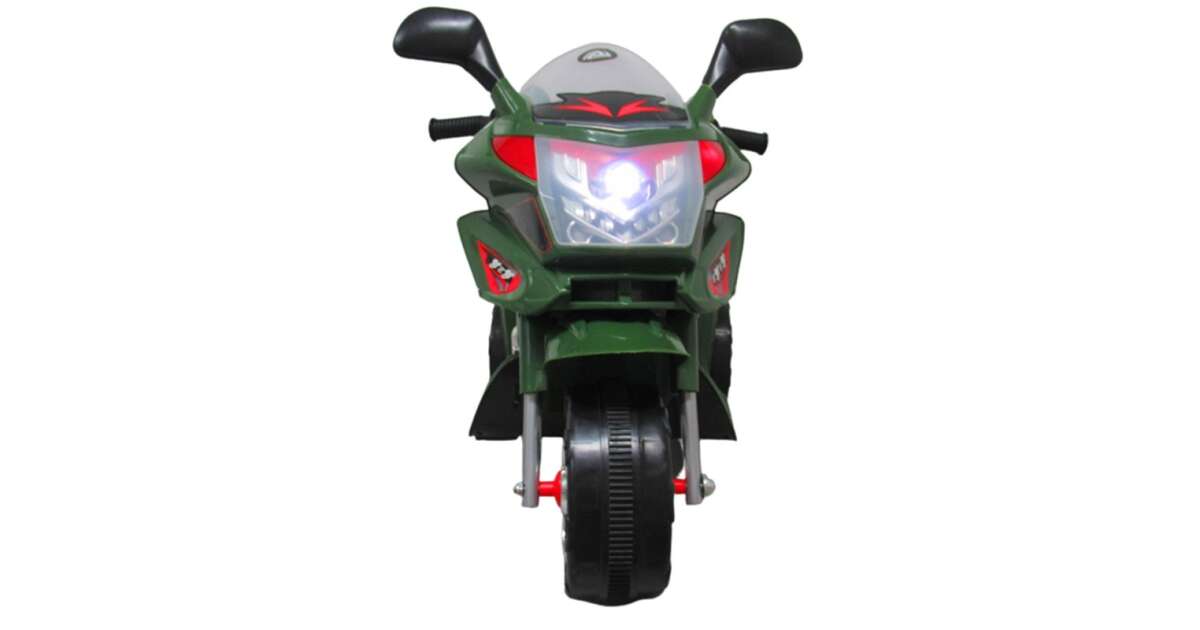 Háromkerekű elektromos kismotor gyerekeknek - M6 - 6V - zöld | Pepita.hu