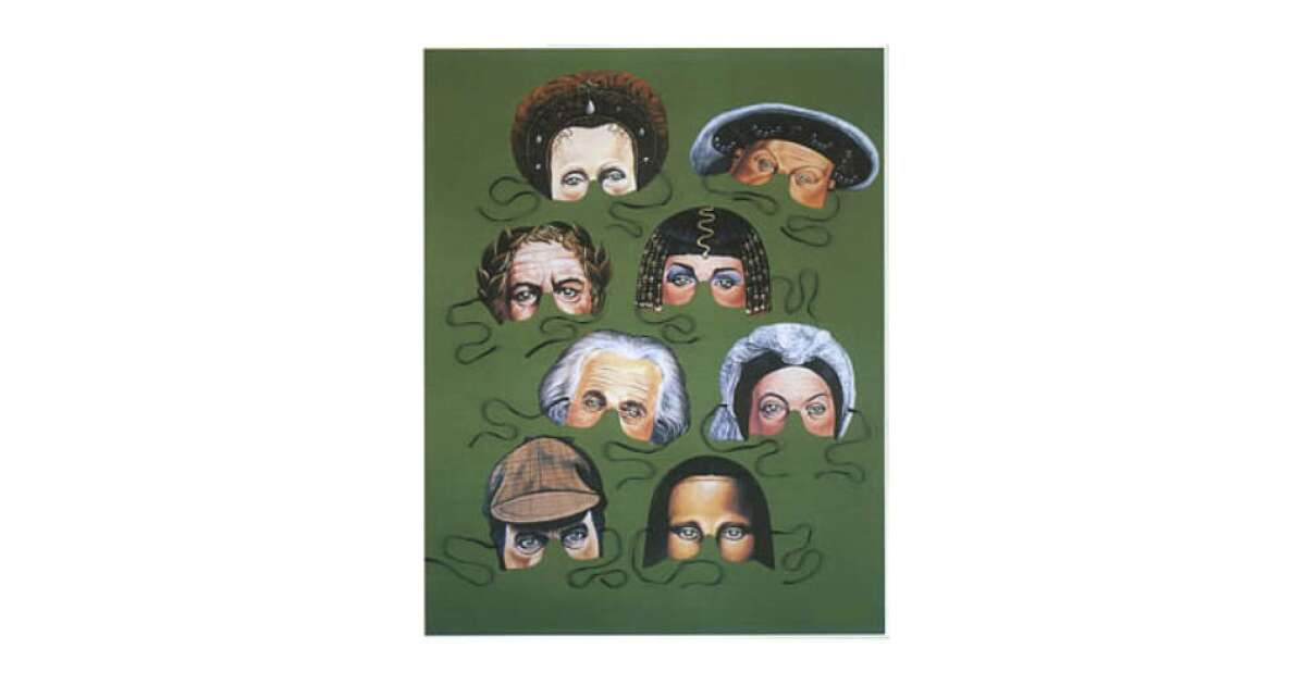 Híres emberek- történelmi álarc szet 8 db | Pepita.hu