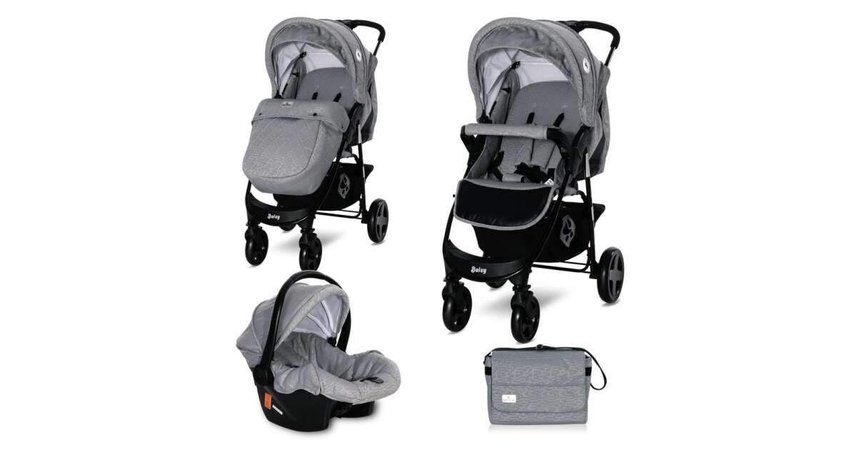 Lorelli Daisy BASIC SET sport babakocsi - Cool Grey 2021 | Pepita.hu