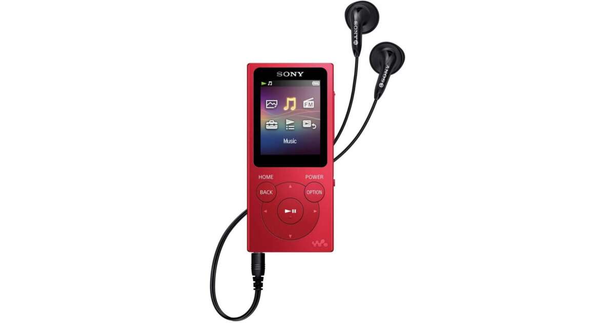 Sony NWE394LR Walkman MP3 8GB Red | Pepita.hu