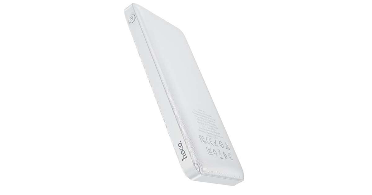 Power Bank Hoco 10 000MAH LCD 2A Easy Travel J72 White | Pepita.hu