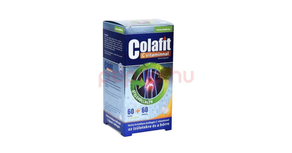 COLAFIT TISZTA KRISTÁLYOS KOLLAGÉN C-VITAMINNAL 60+60DB | Pepita.hu