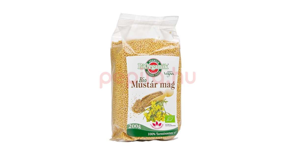 BIO BIORGANIK MUSTÁRMAG 200G | Pepita.hu