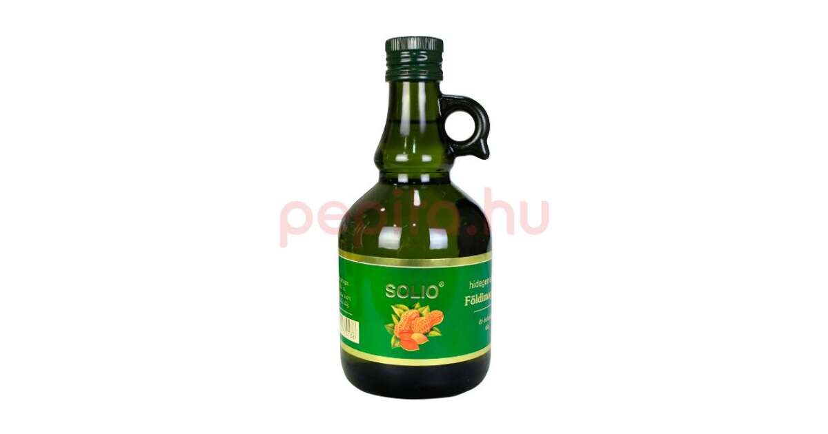 SOLIO FÖLDIMOGYORÓ OLAJ ÜVEGBEN 500ML | Pepita.hu