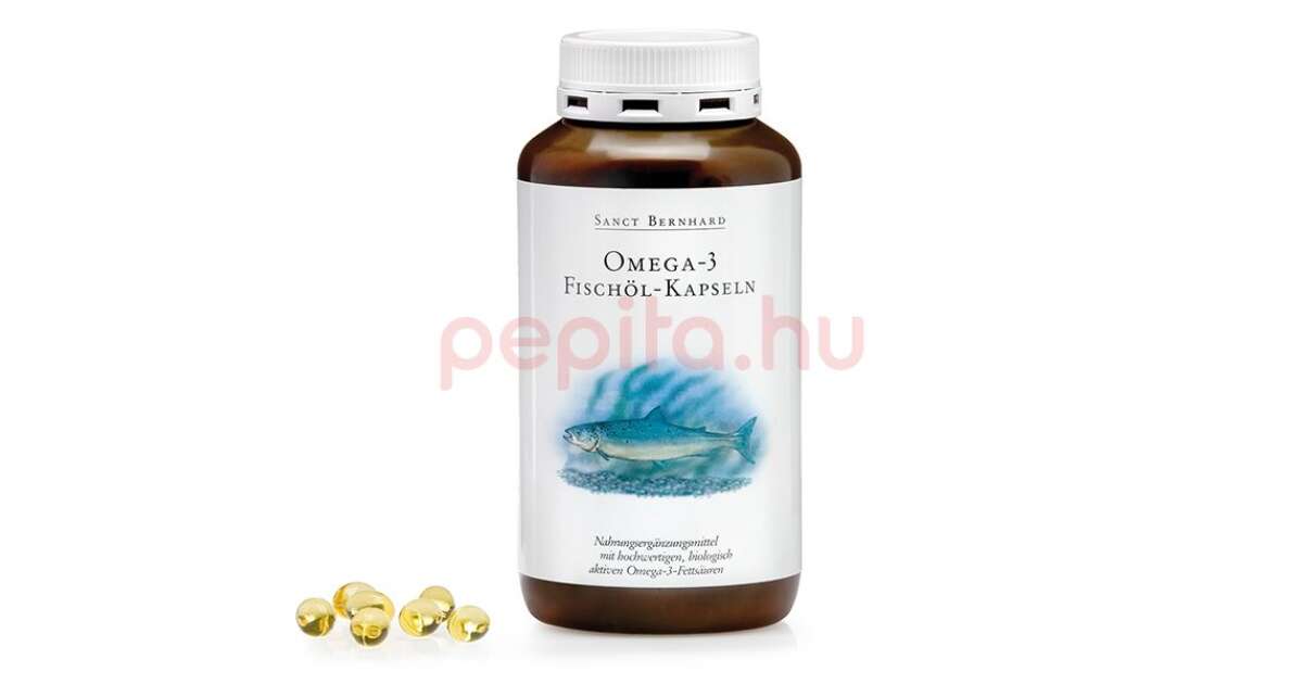 SANCT BERNHARD OMEGA-3 HALOLAJ KAPSZULA 400DB | Pepita.hu