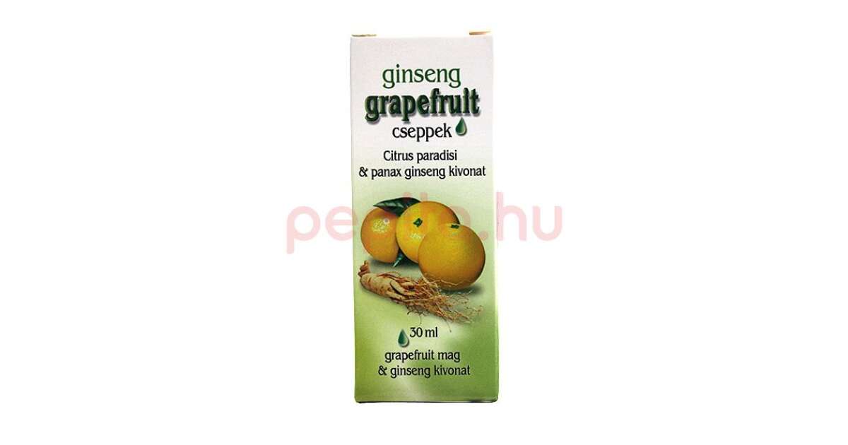 DR.CHEN GRAPEFRUIT CSEPP GINSENGGEL 30ML | Pepita.hu