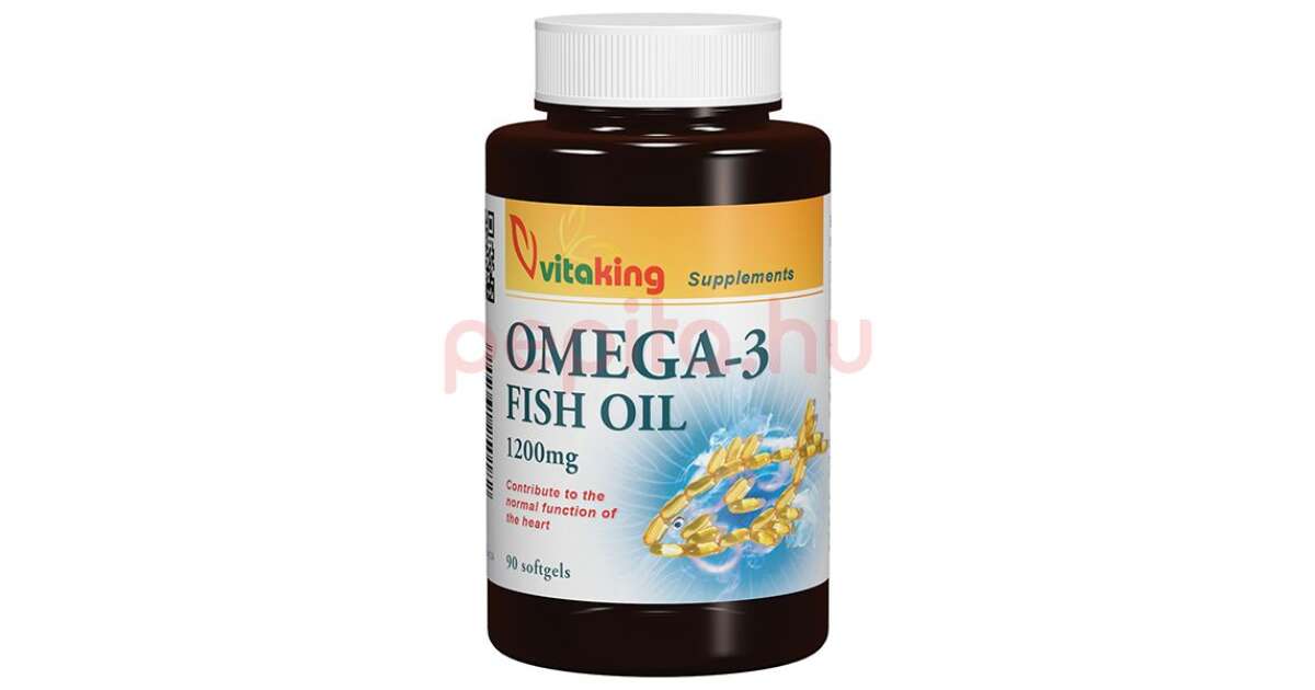 VITAKING OMEGA-3 HALOLAJ KAPSZULA 90DB | Pepita.hu