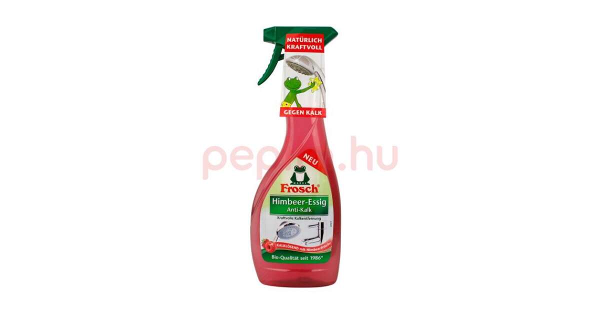 FROSCH SPREJ NA ODSTRAŇOVANIE VODNÉHO KAMEŇA S MALINOVÝM OCTOM 500ML ...