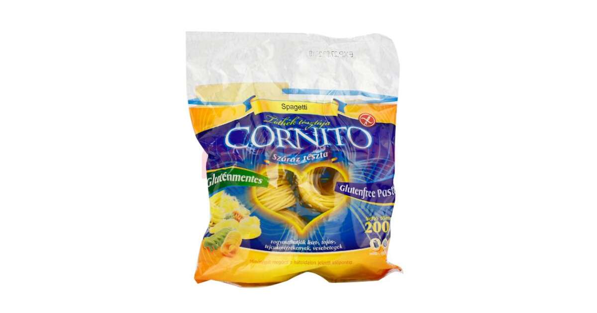 GLUTÉNMENTES CORNITO SPAGETTI TÉSZTA 200G | Pepita.hu