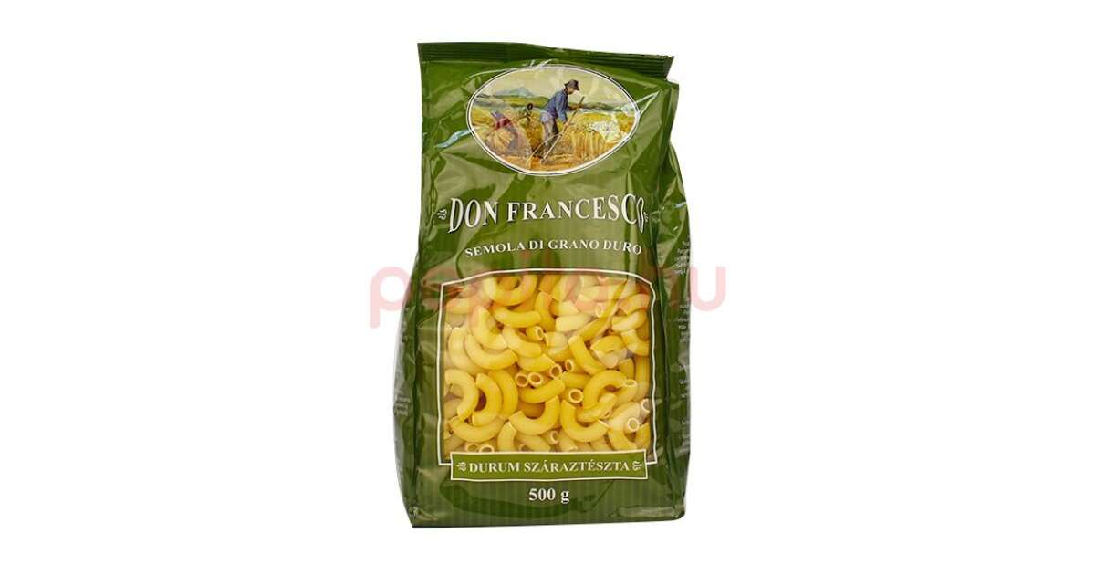 DON FRANCESCO CORNETTI RIGATI DURUM TÉSZTA SZARVACSKA 500G | Pepita.hu
