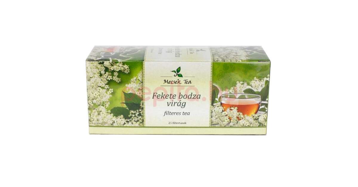 MECSEK TEA FEKETE BODZA VIRÁG FILTERES 25DB | Pepita.hu