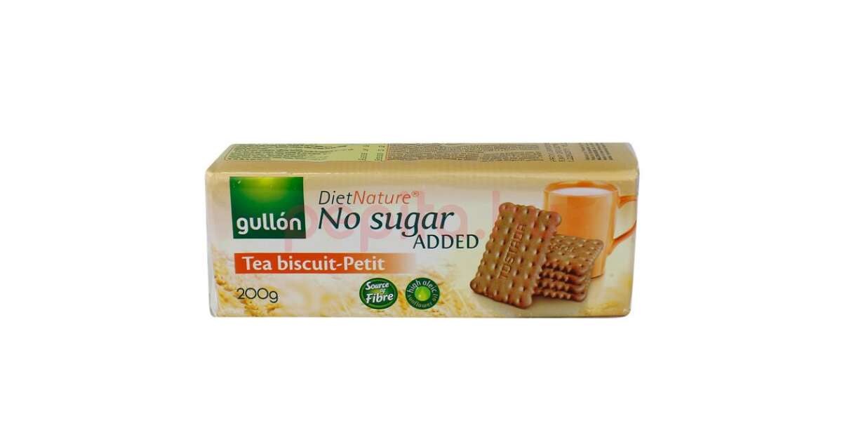 GULLON TOSTADA TEA BISCUIT WITHOUT ADDED SUGAR 200G | Pepita.com