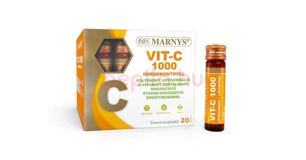 MARNYS VIT-C 1000 IMMUNKONTROLL FOLYÉKONY LIPOSZÓMÁLIS C-VITAMINOS ...