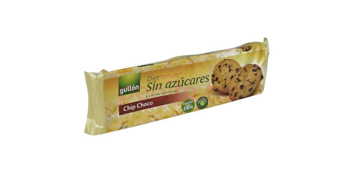 GULLON CHIP CHOCO CUKORMENTES KEKSZ 150G | Pepita.hu
